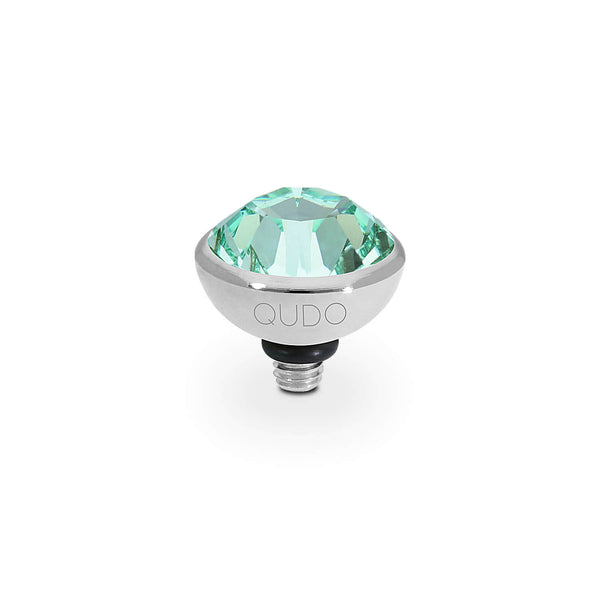 Qudo Bottone 10mm Silver Topper - Chrysolite