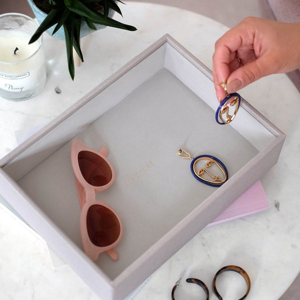 Stackers Classic Jewellery Box (Watch & Accessory Layer) - Taupe