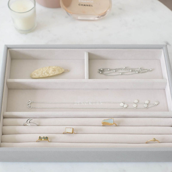 Stackers Classic Ring Bracelet Layer - Pebble Grey