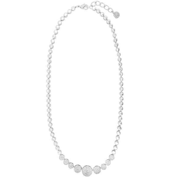 Absolute Silver Disc Necklace