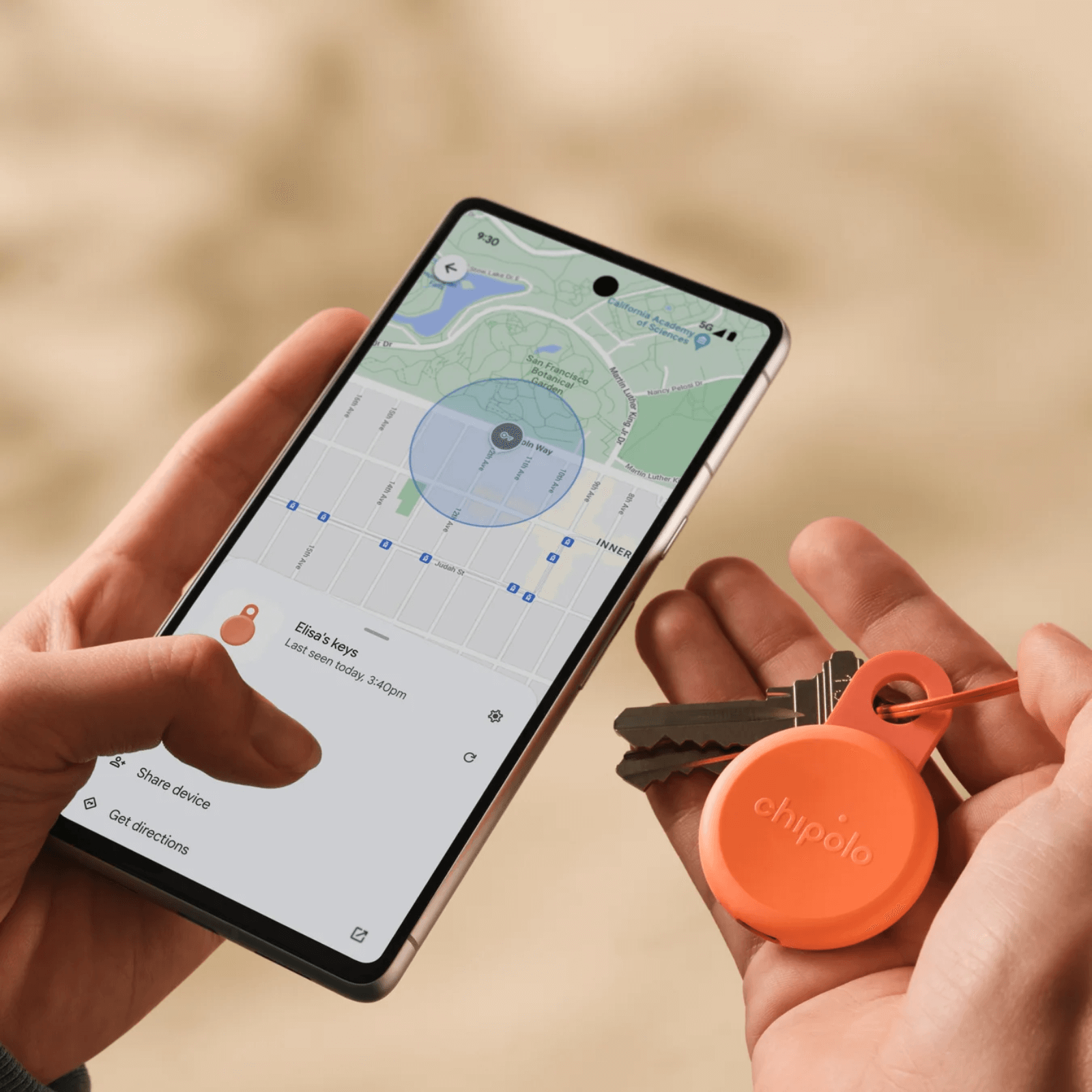 Chipolo Loop Tracker Tag - Coral – Bejeweled At Soul