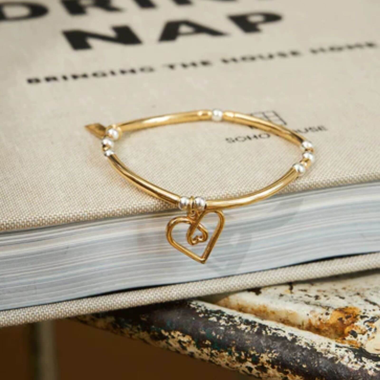 ChloBo Divine Love Heart Bracelet - Two Tone – Bejeweled At Soul