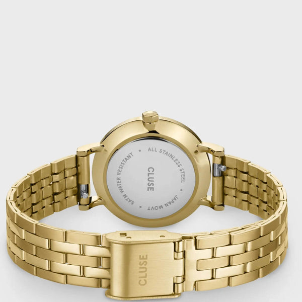 Cluse Boho Chic Petite Gold Watch - Dark Cherry