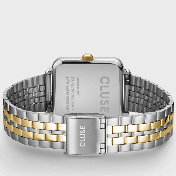 Cluse La Tetragone Two Tone Square Watch – Bejeweled At Soul