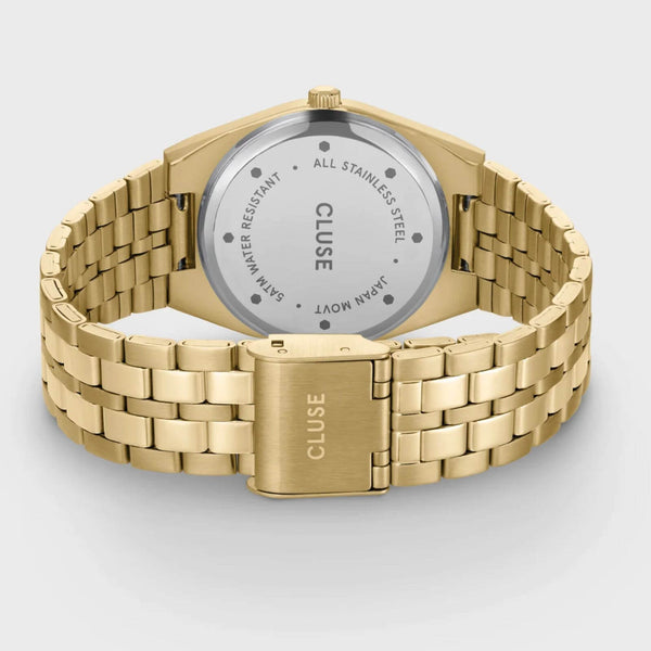 Cluse Retro 70s Gold Watch - Forest Green