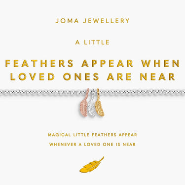 Joma Feathers Appear When Loved Ones Are Near Bracelet – Bejeweled At Soul
