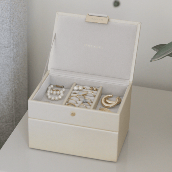 Stackers Mini Jewellery Box (Set) - Metallic Pearl – Bejeweled At Soul
