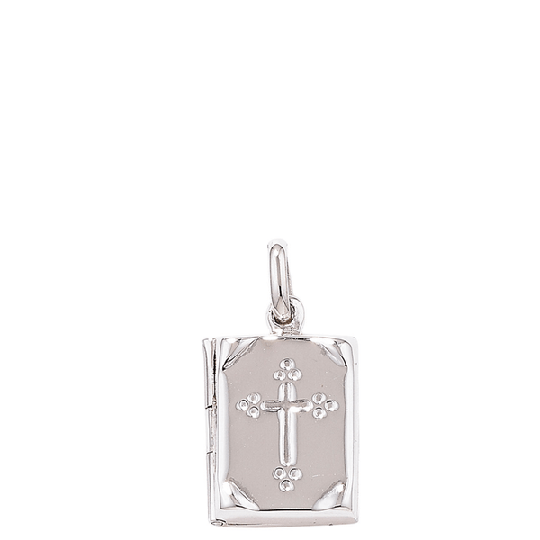 Kids First Holy Communion Prayer Book Locket Necklace