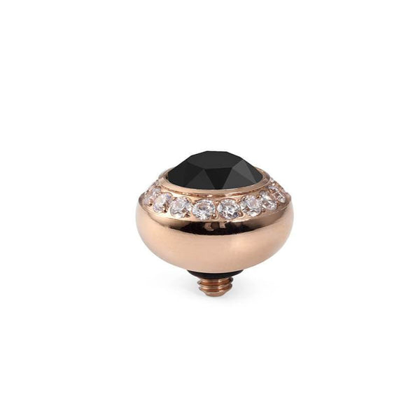 Qudo Tondo Deluxe 16mm Rose Gold Topper - Sapphire Blue – Bejeweled At Soul