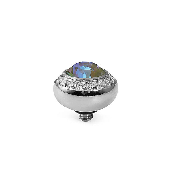 Qudo Tondo Deluxe 16mm Rose Gold Topper - Sapphire Blue – Bejeweled At Soul