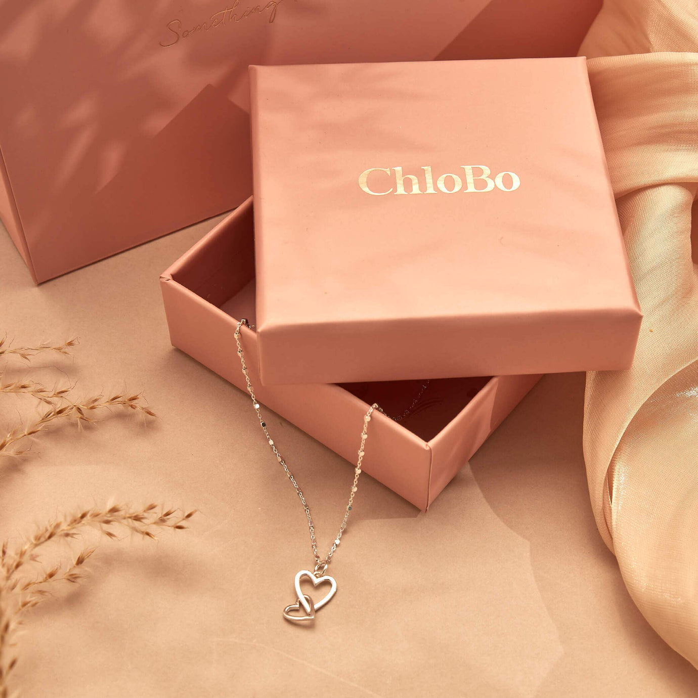 ChloBo Interlocking Love Heart Necklace