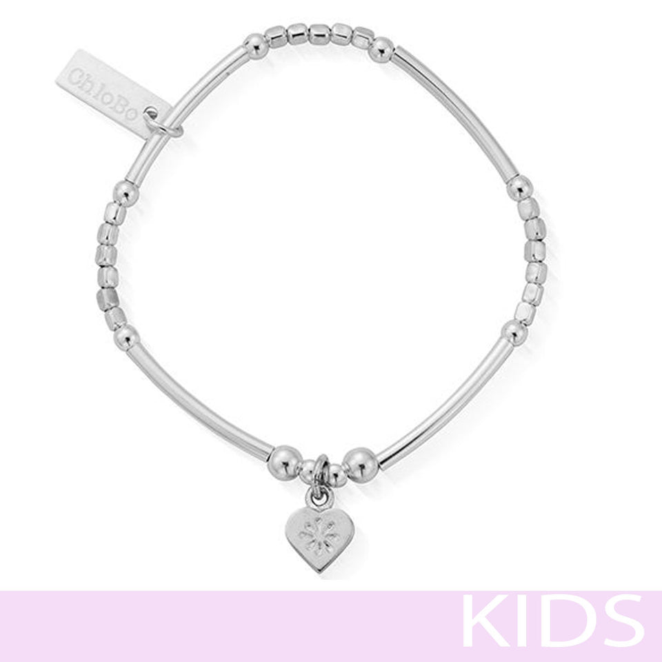 ChloBo Kids Mini Noodle Cube Flower Heart Bracelet – Bejeweled At Soul