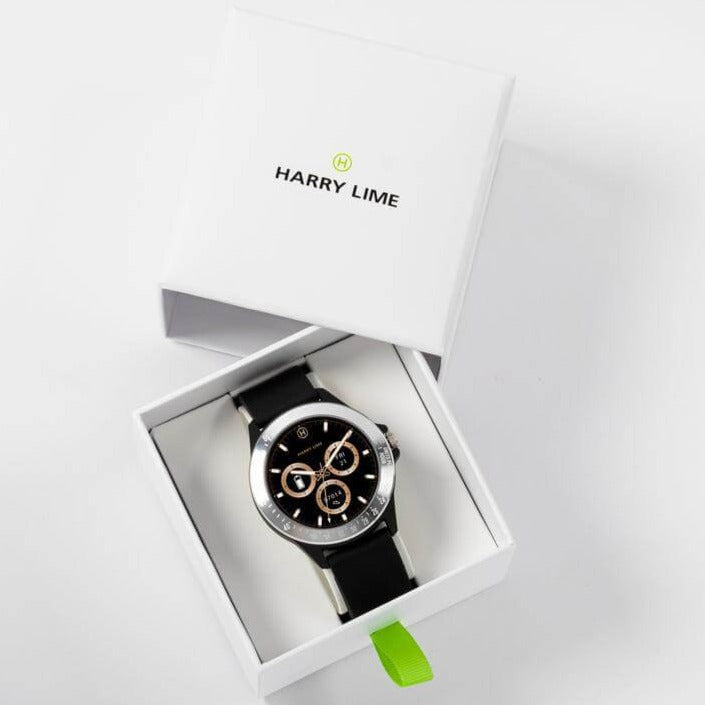 Harry Lime Smart Watch - Black Silver