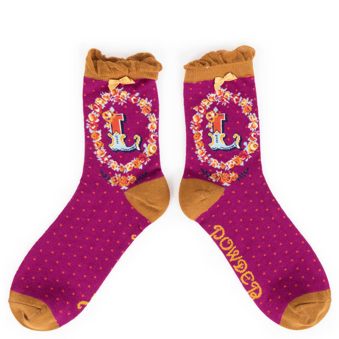 Powder Initial L Ankle Socks – Bejeweled At Soul