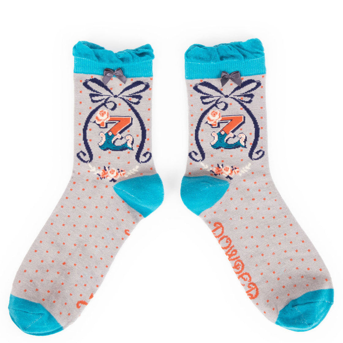 Powder Initial Z Ankle Socks