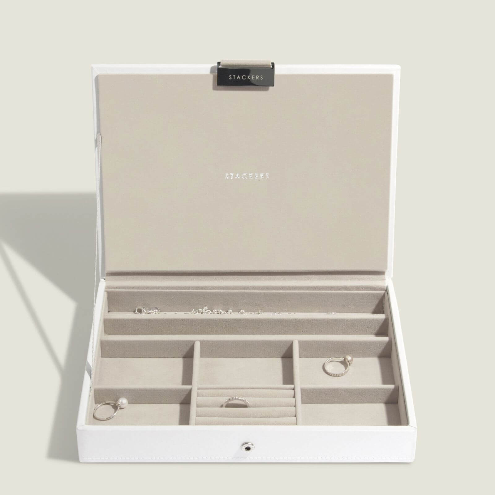 Stackers Classic Jewellery Box (Set) - White – Bejeweled At Soul